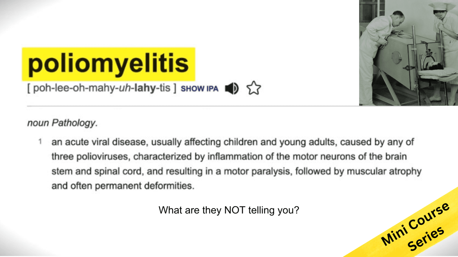 Mini Course Series - Polio - Learning4You