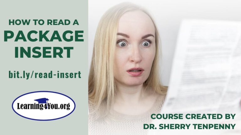 How To Read A Package Insert - Learning4You